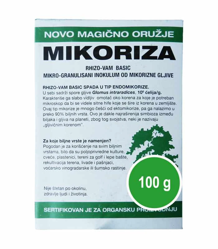 Mikoriza, Mikro granulisani inokulum od mikorizne gljive, 100g