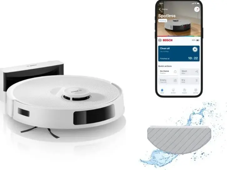 Bosch Robot usisivač BCRC1W Spotless, Beli