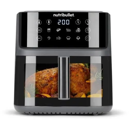 Nutribullet Air Fryer NBA0811DG, 8L, 2000W, Crni