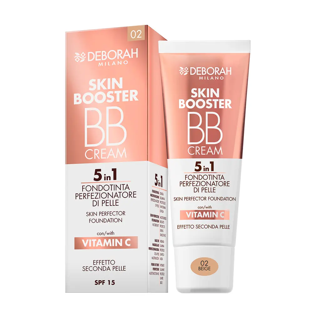 Deborah Skin booster BB krema 5in1, SPF 15, 30ml, 02