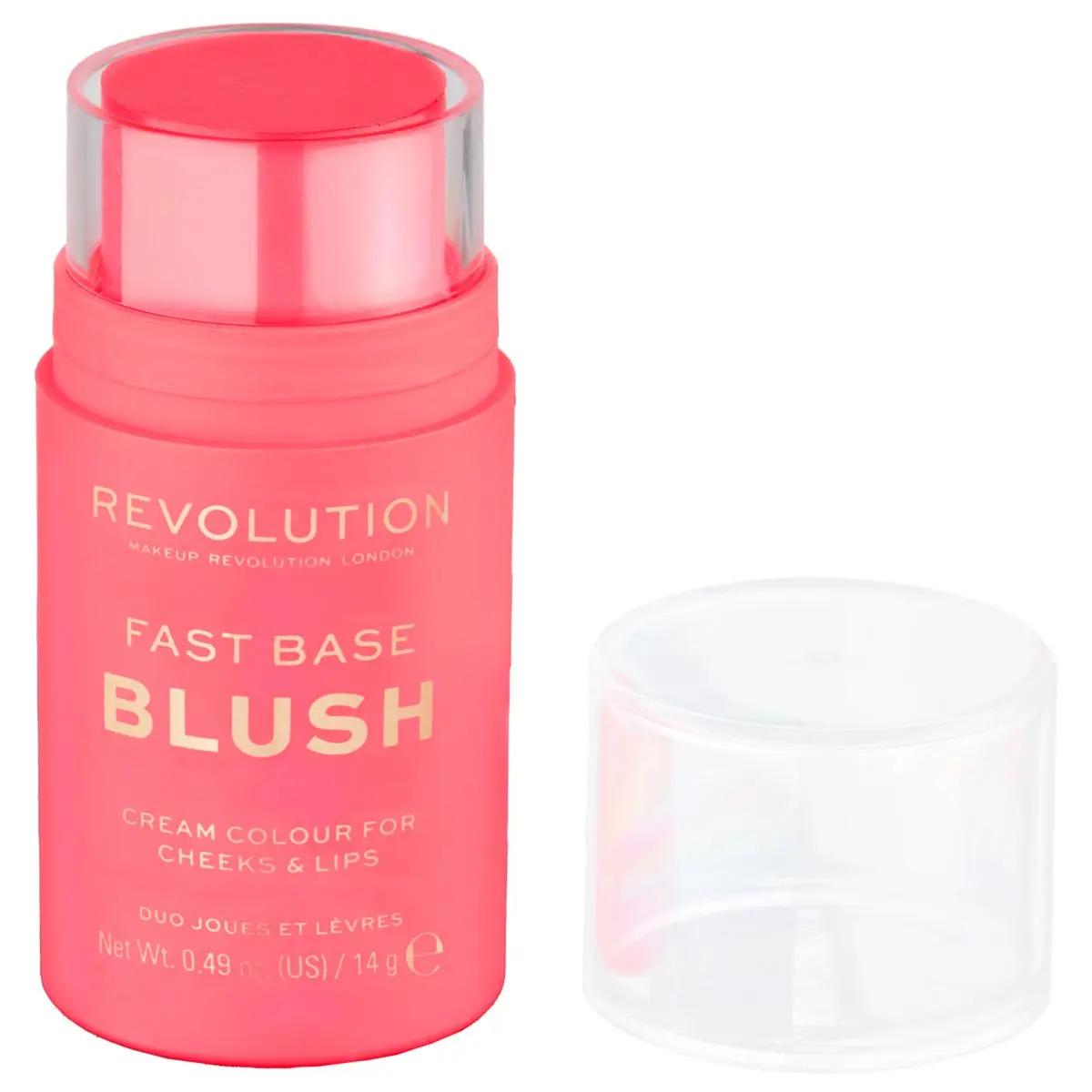 MAKEUP REVOLUTION Fast Base Kremasto rumenilo u stiku, Bloom, 14 g