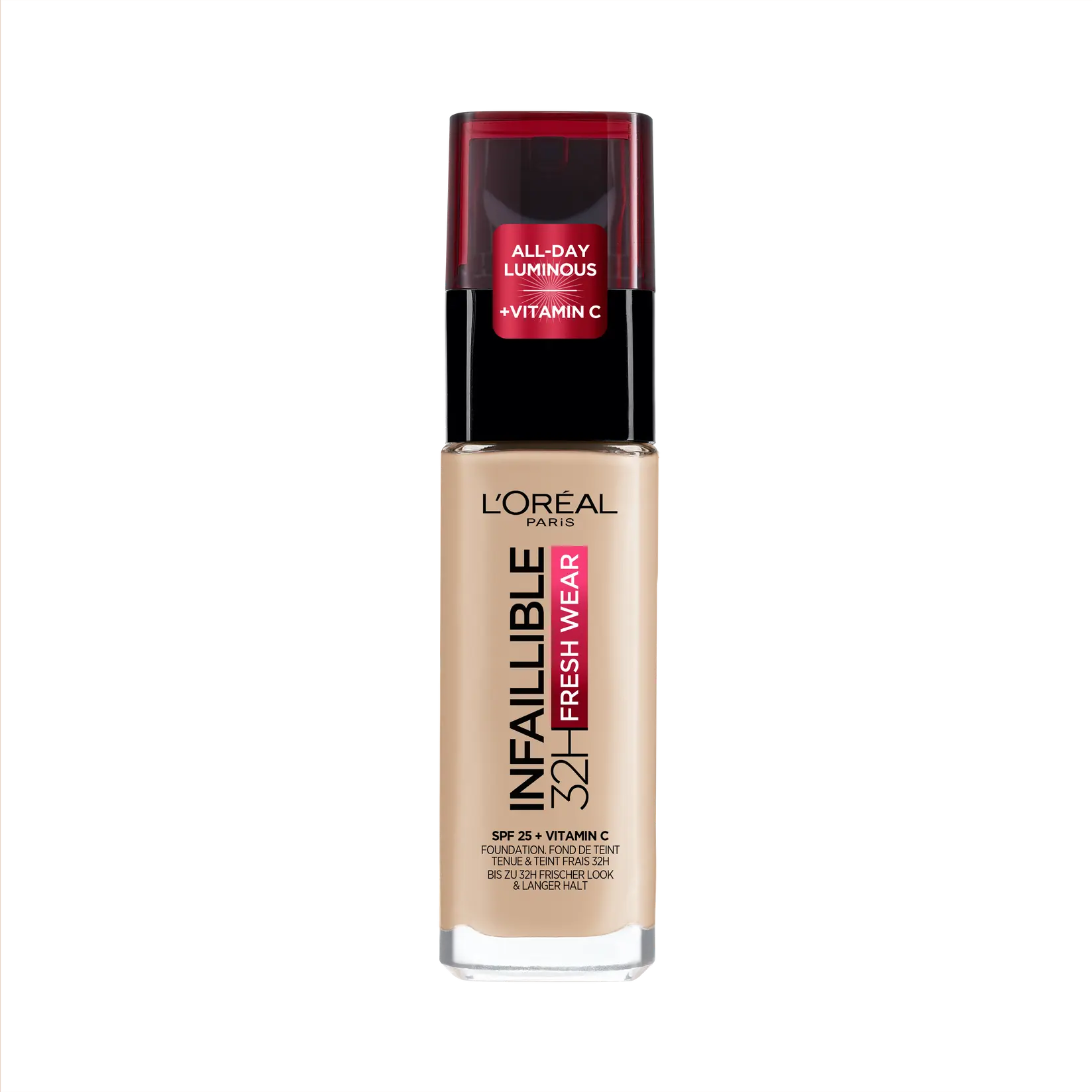 L'oreal Tečni puder sa pumpicom Ineutralfaillible Founeutraldationeutral 130 Beige Peau/Tr 30 ml 0.1 g True Beige