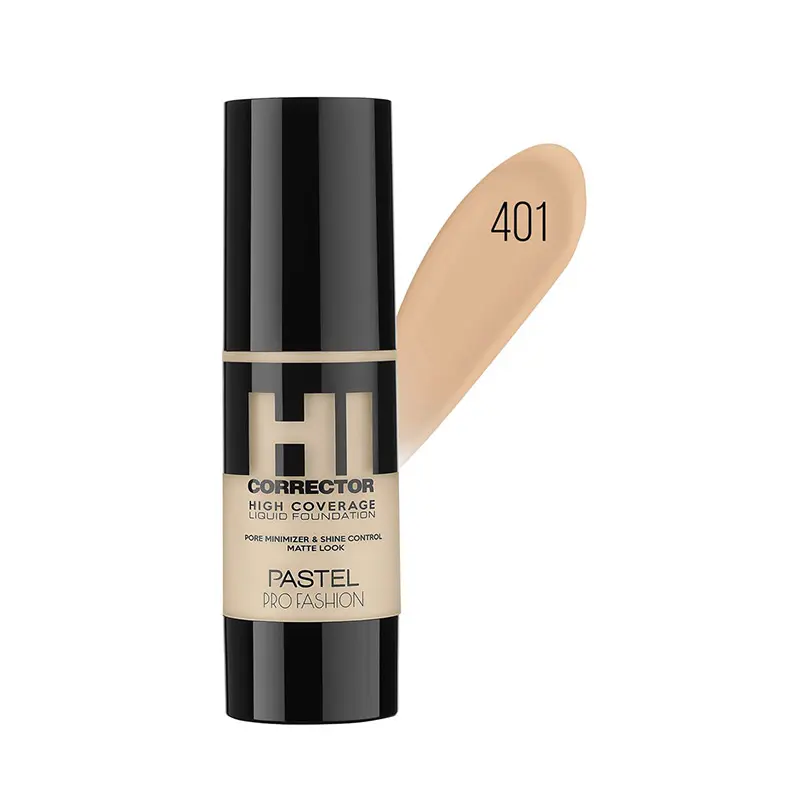 PASTEL Tečni puder za lice High Coverage 401