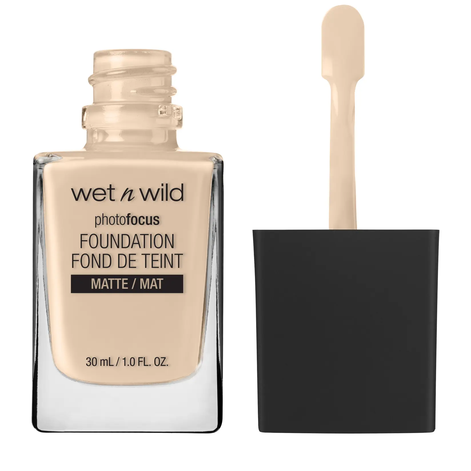 wet n wild photofocus Matte Tečni puder, E363C Nude ivory, 30 ml