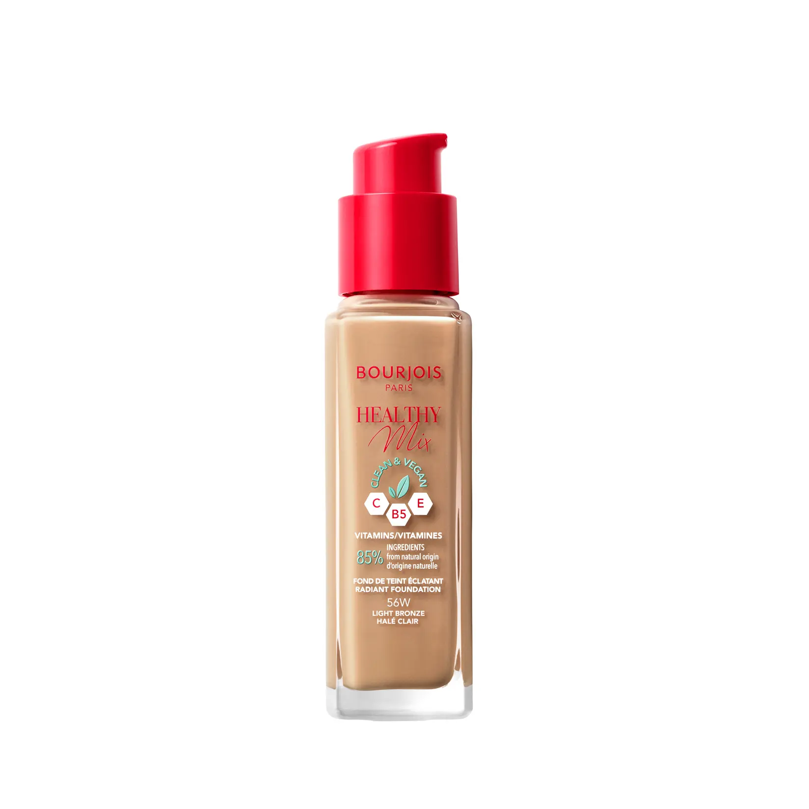BOURJOIS Puder za lice Healthy Mix Foundation Vegan 56 Clear Hale