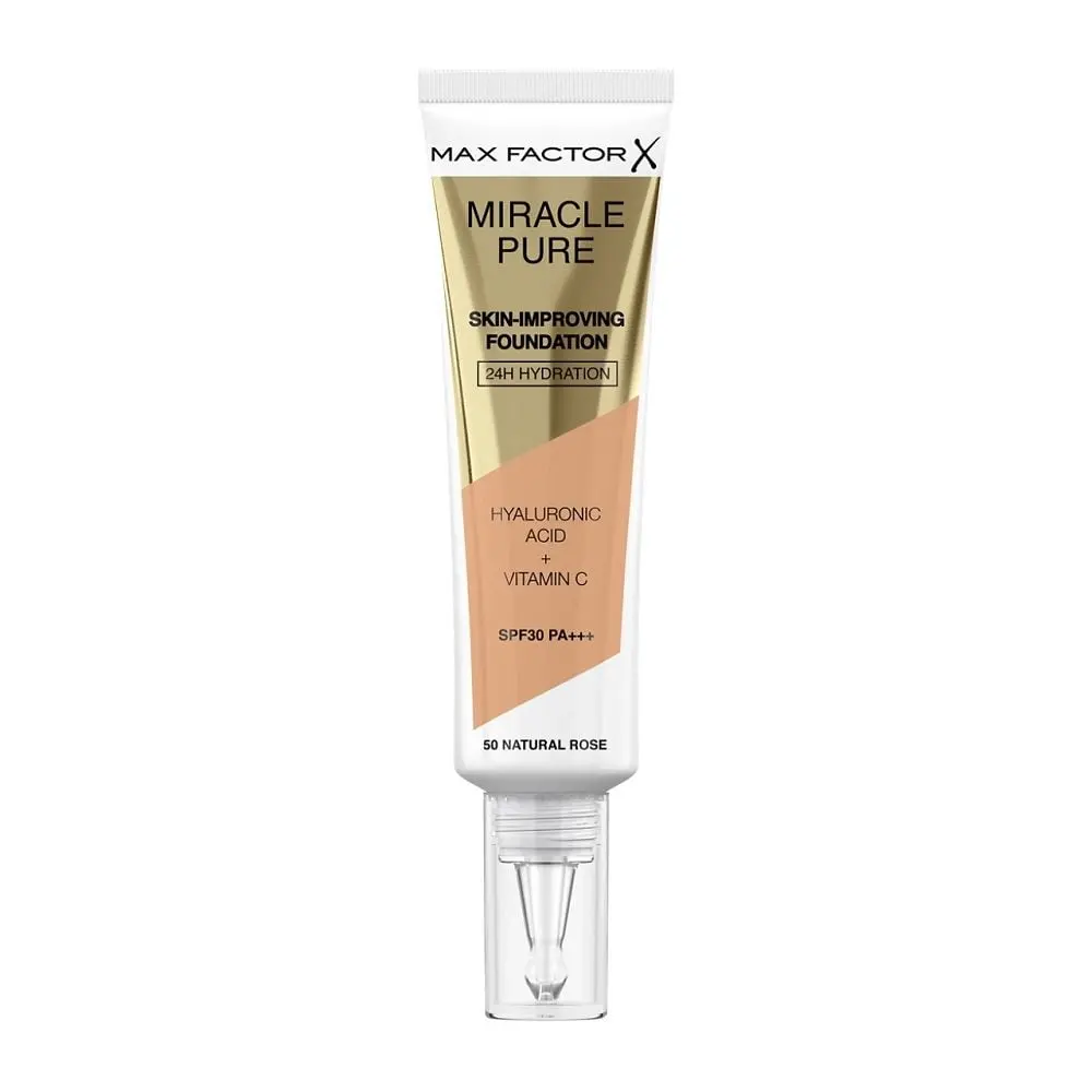 MAX FACTOR Tečni puder Miracle pure 50 Natural rose