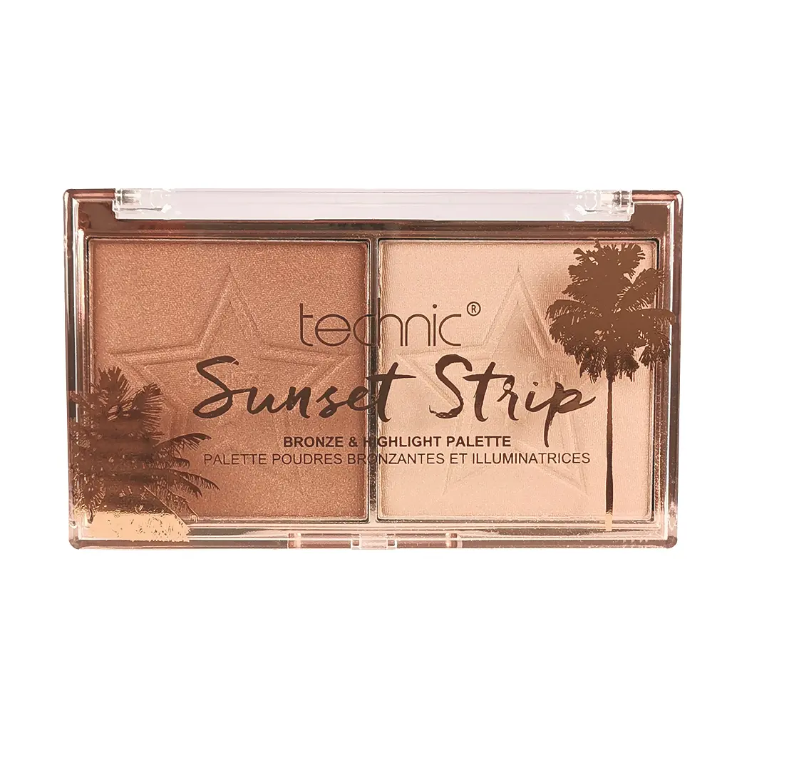 TECHNIC COSMETICS Hajlajter i bronzer Sunset Strip
