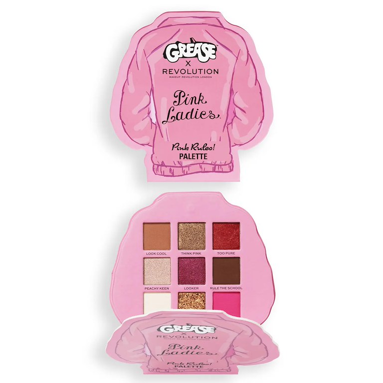 MAKEUP REVOLUTION Paleta senki i pigmenata, Grease Pink Ladies, 9 g