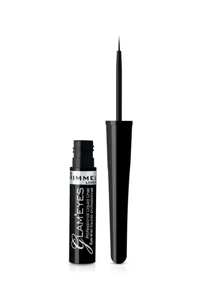 RIMMEL LONDON Tečni ajlajner Glam Eyes 001