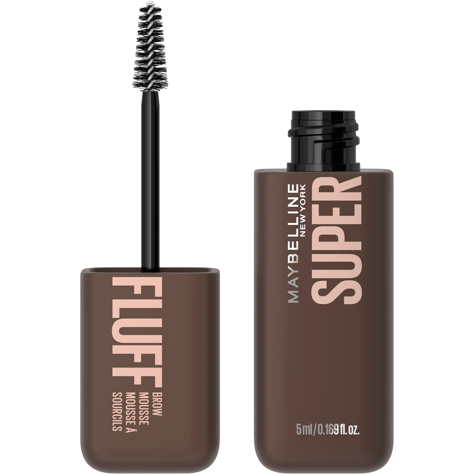 Maybelline New York Maskara za obrve Super Fluff Brow Mousse, 260 Deep brown
