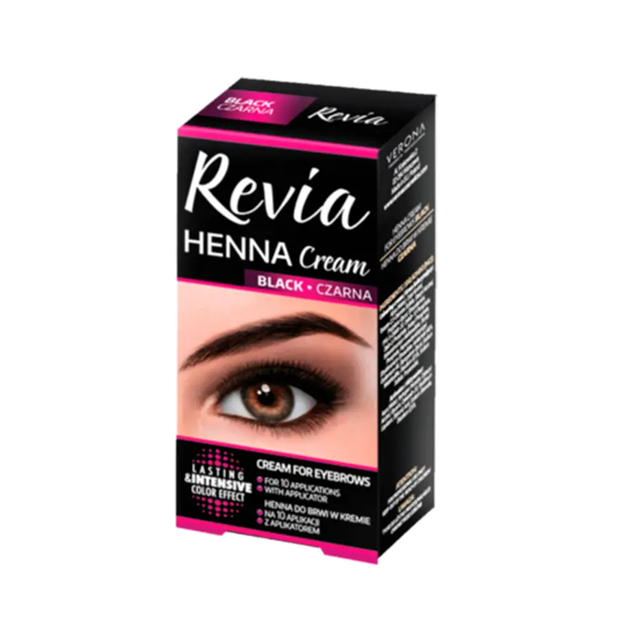 REVIA Kana za obrve, 10ml, Crna