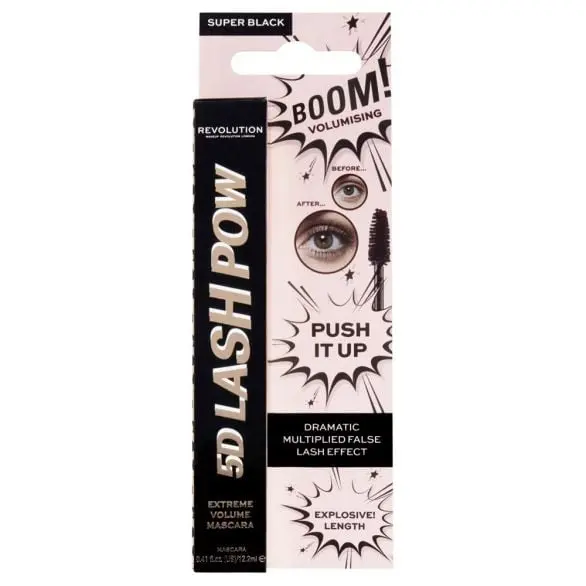 REVOLUTION Maskara za volumen trepavica 5D Lash Pow 12.2ml
