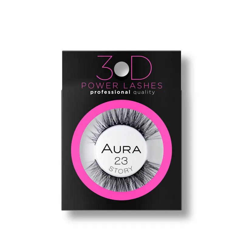AURA 3D Veštačke trepavice 3D Power Lashes 23 Story