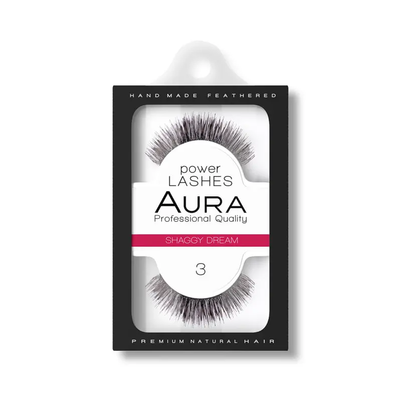 AURA Veštačke trepavice Power Lashes 03 Shaggy Dream