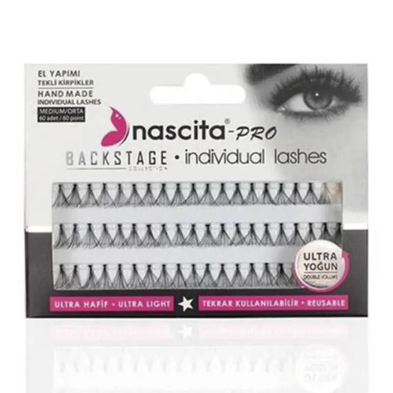 Nascita Individualne trepavice Backstage Double Volume, Srednje, 100 komada