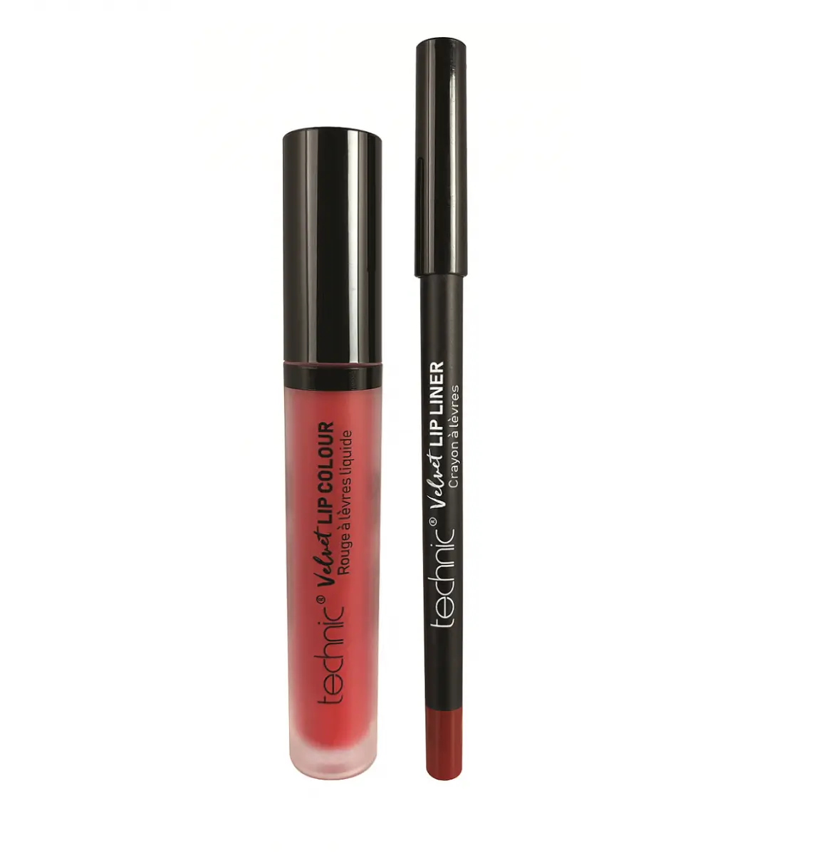 TECHNIC COSMETICS Sjaj za usne i olovka Velvet Lip Kit louby lou
