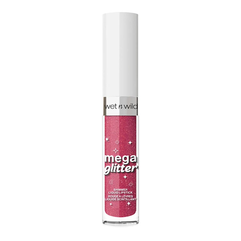 Wet n Wild Tečni ruž Mega Glitter Shimmer, Pink future, Roze 2.8ml