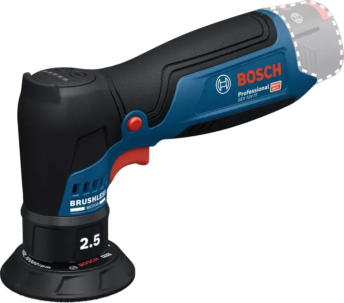 Bosch Akumulatorska ekscentar brusilica GEX 12V-77 Solo, bez baterije i punjača 06019L2100