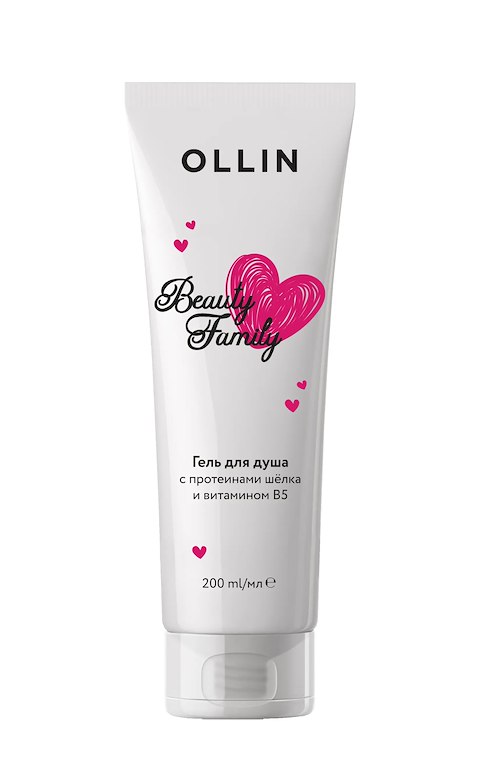 Ollin Professional Gel za tuširanje sa proteinima svile i vitaminom B5 Beauty Family