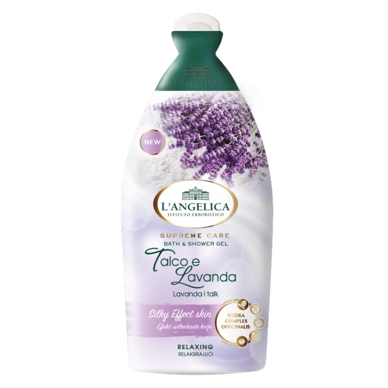 L'Angelica Pena za kupanje Supreme Lavanda i talk, 500ml