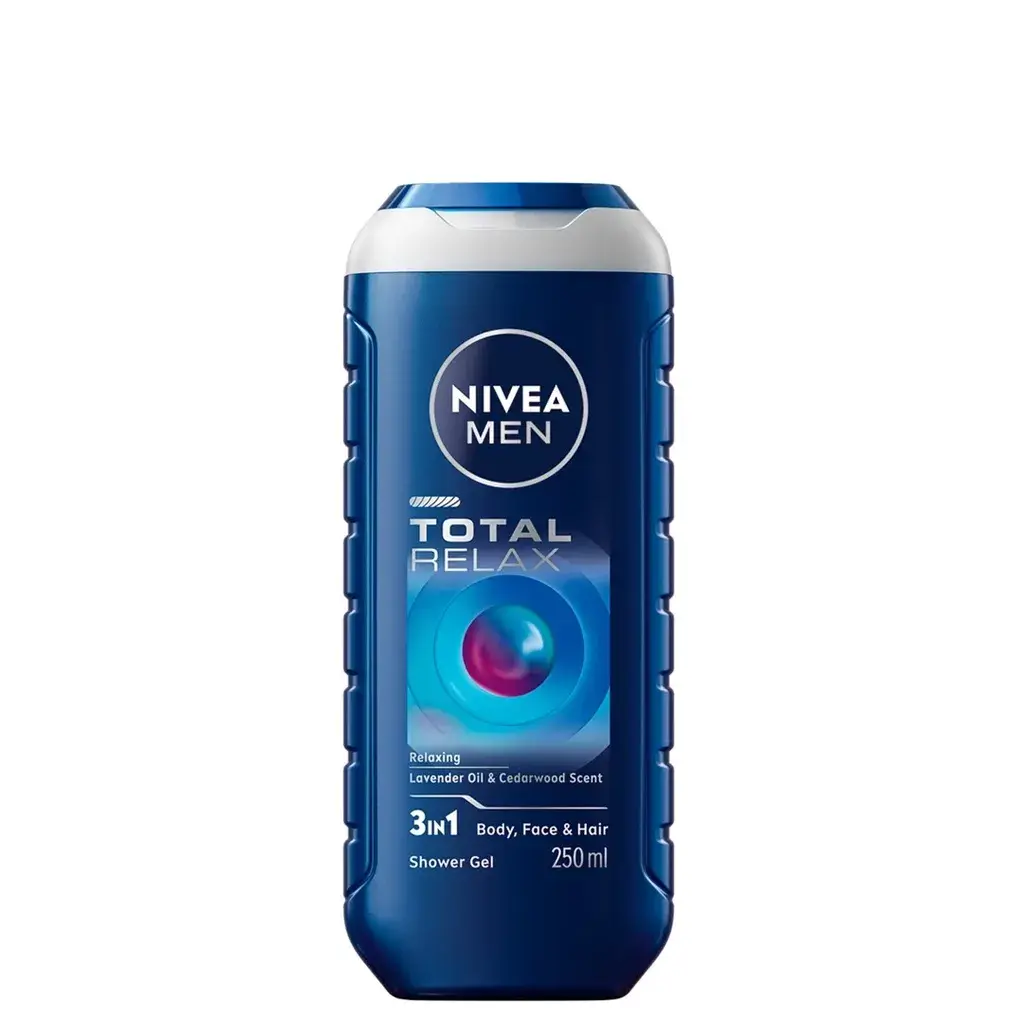 Nivea Muški gel za tuširanje Total Relax 98650, 250ml