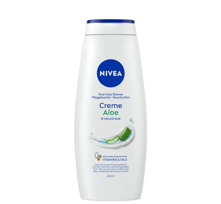 Nivea Gel za tuširanje Creme Aloe 80975, 650ml