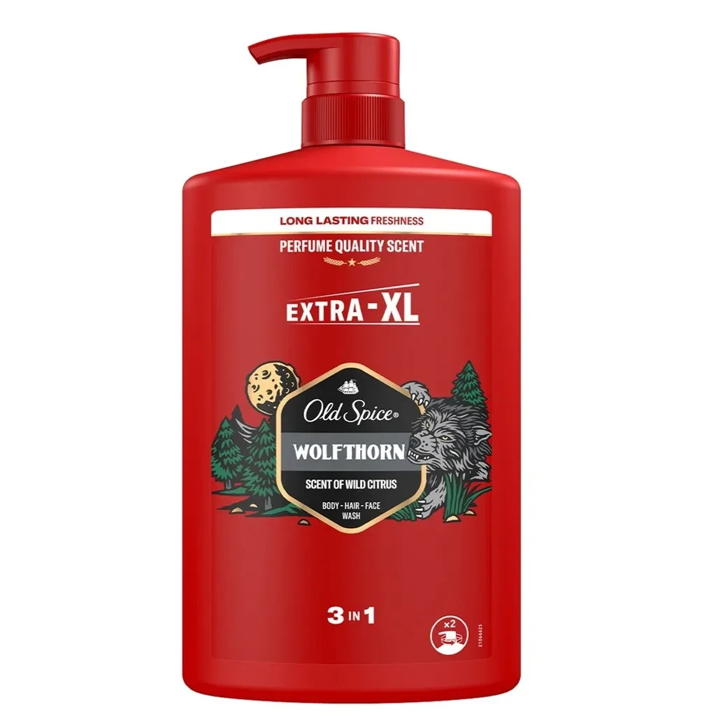 Old Spice Gel za tuširanje Wolfthorn 3u1, 1 l