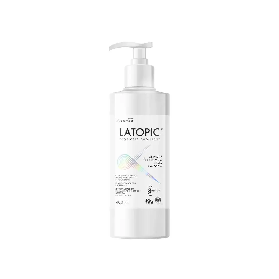 LATOPIC Gel za pranje tela i kose, 400ml