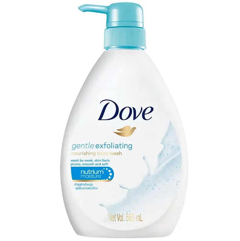 DOVE Gel za tuširanje Gentle Exfoliating, 550ml