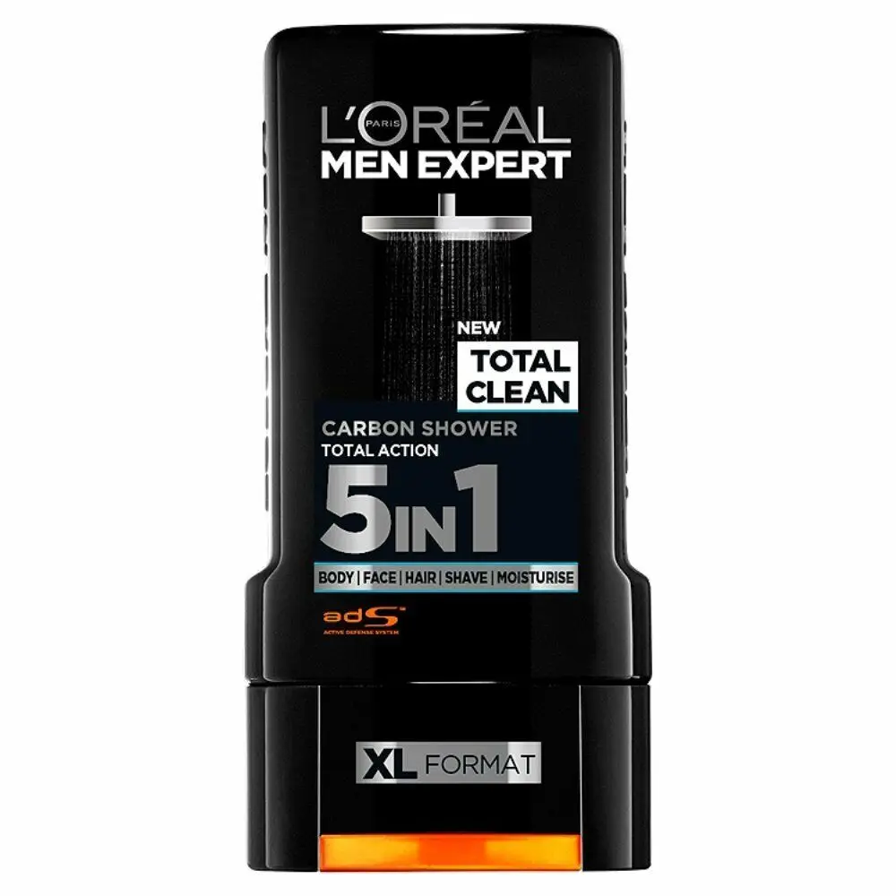 L'oreal Gel za tuširanje Men Expert Total Clean, 300ml