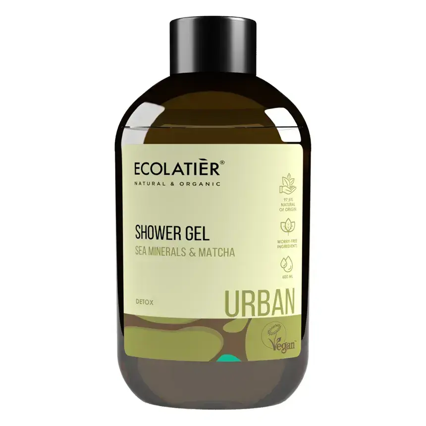 ECOLATIER Gel za tuširanje Urban, Morski minerali i mača, 600 ml