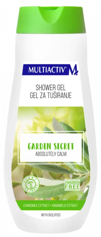 MULTIACTIV Gel za tuširanje Garden Secret 250 ml
