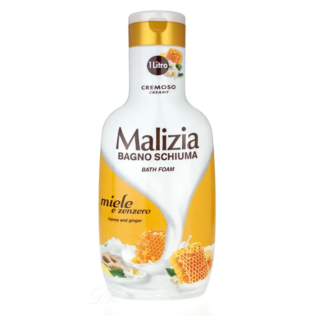 MALIZIA Pena za kupanje Honey & Ginger 1L