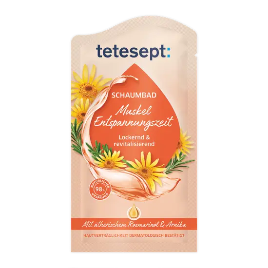 Tetesept Penušava kupk Muscles Relaxation, 40ml