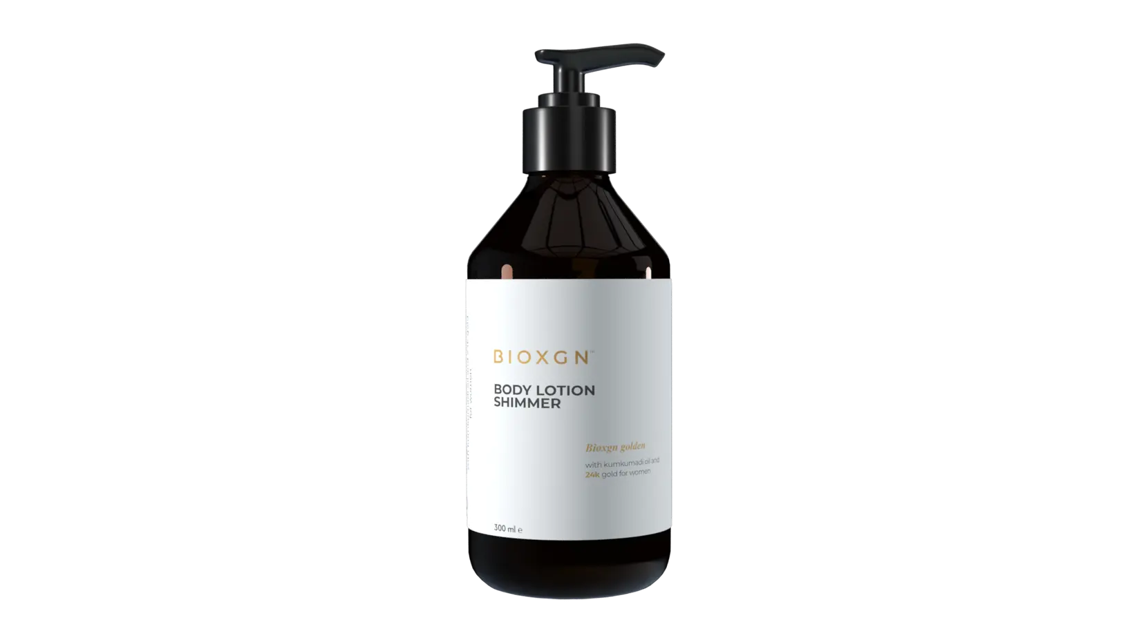 BIOXGN Golden Shimmer Losion za telo sa kumkumadi uljem i 24k zlatom za žene, 300ml