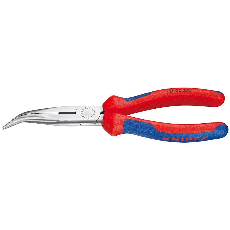 KNIPEX Klešta špic kriva 200mm 26 22 200 crvena