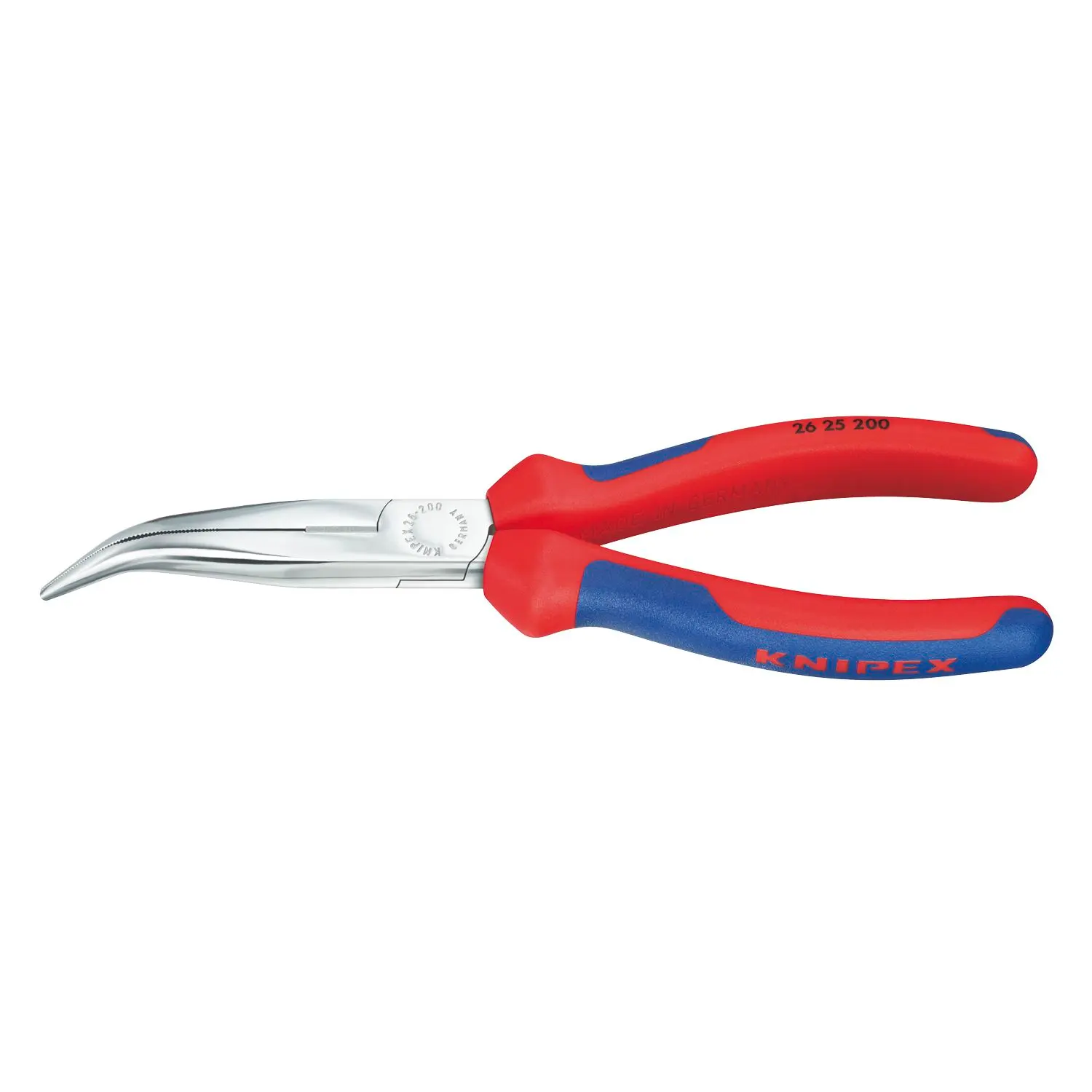 KNIPEX Špicasta klešta sa bočnim sečenjem hromirana 200 mm 26 25 200 crveno-plava