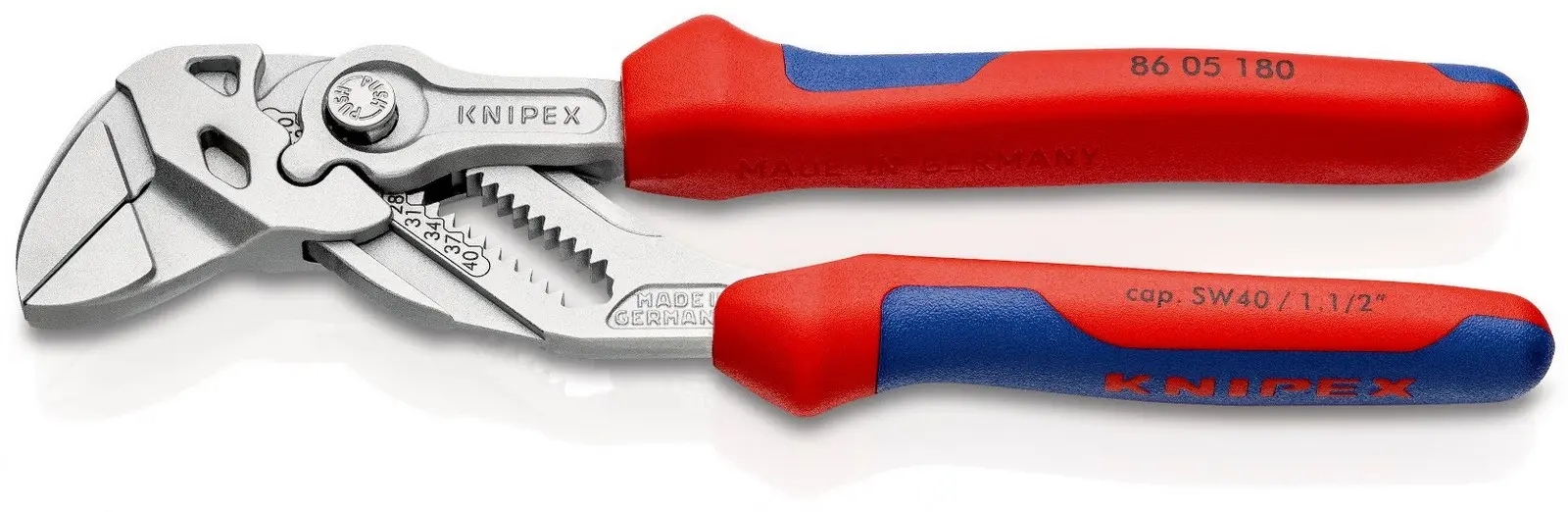 KNIPEX Klešta ključ 180mm 86 05 180 crvena