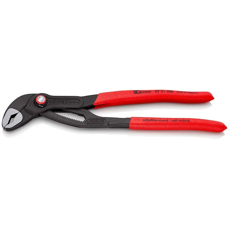 KNIPEX Cevna klešta Cobra QuickSet 250 mm 87 21 250 crvena