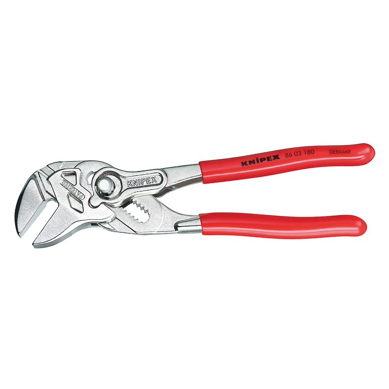 KNIPEX Ključ klešta hromirana 180 mm 86 03 180 crvena