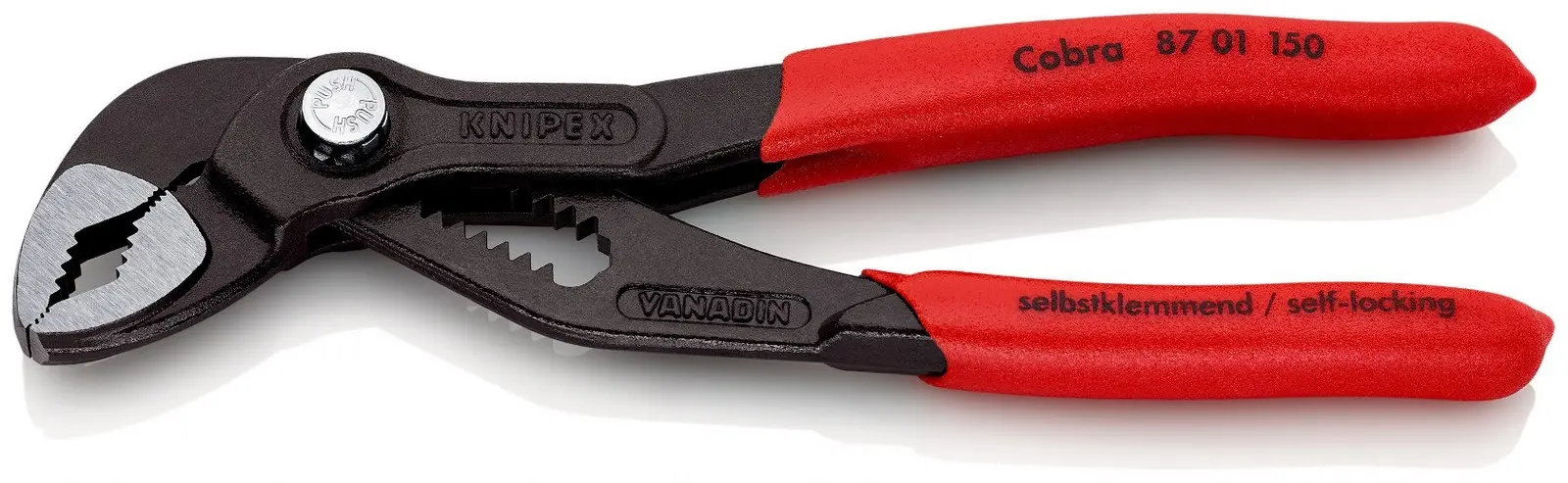 KNIPEX Papagaj - cevna klešta Cobra 1 1/4 87 01 150 crvena