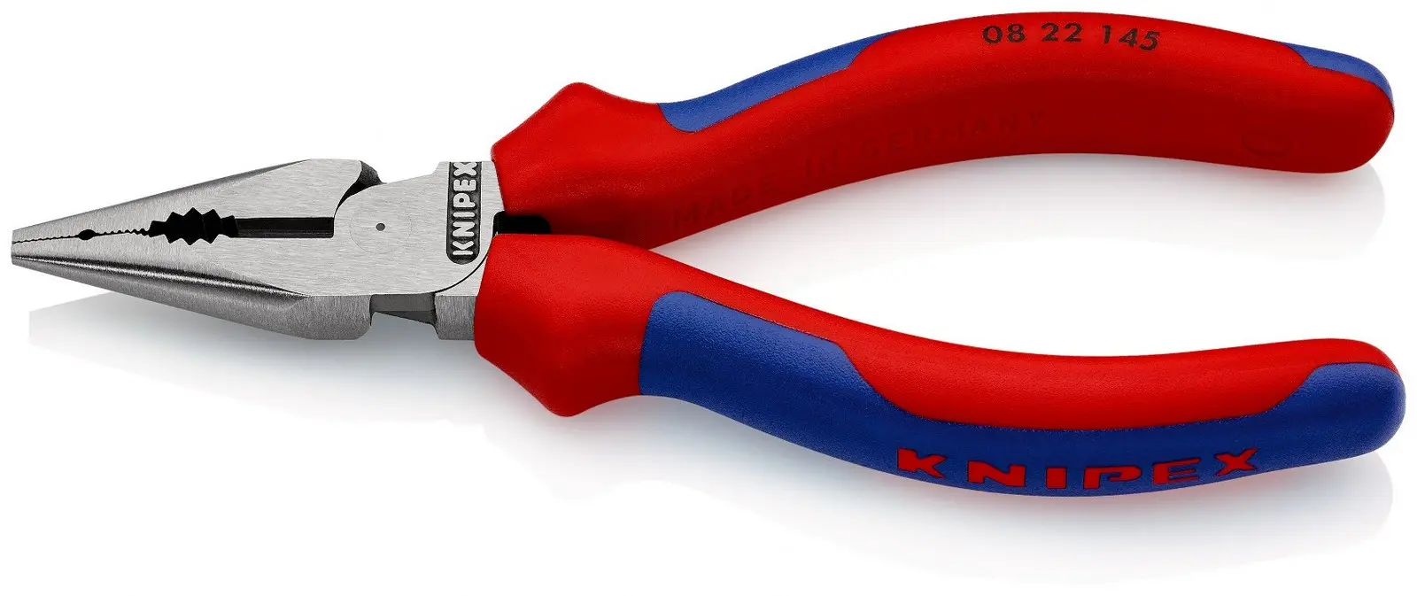 KNIPEX Šiljasta kombinovana klešta 145mm 08 22 145 crvena