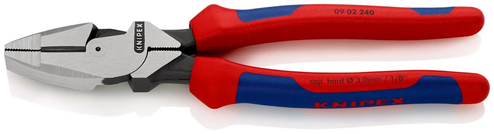 KNIPEX Kombinovana klešta za kablove Lineman 240mm 09 02 240 crvena