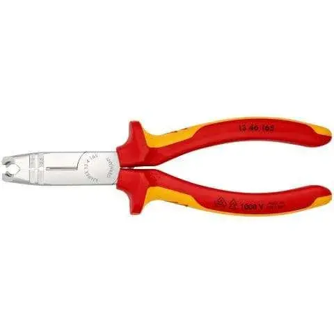 KNIPEX Klešta - striper izolovana VDE hromirana 165 mm 13 46 165 crvena