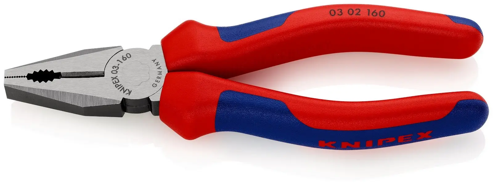 KNIPEX Klešta kombinovana 160mm 03 02 160 crvena
