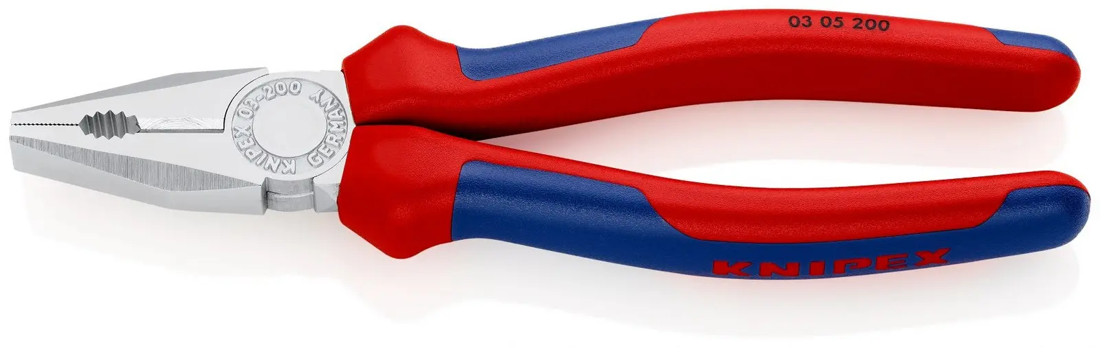 KNIPEX Kombinovana klešta 200mm 03 05 200 crvena