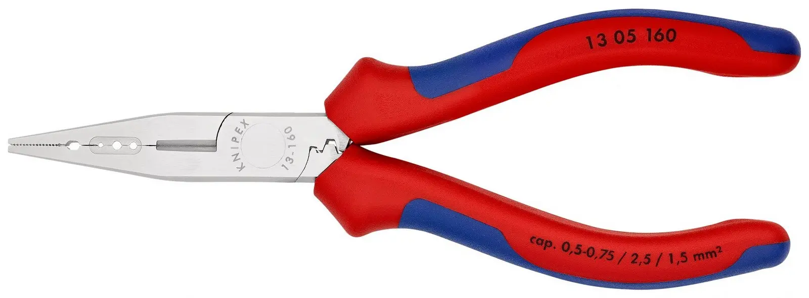 KNIPEX Električarska klešta Multi 4-u-1 160mm 13 05 160 crvena