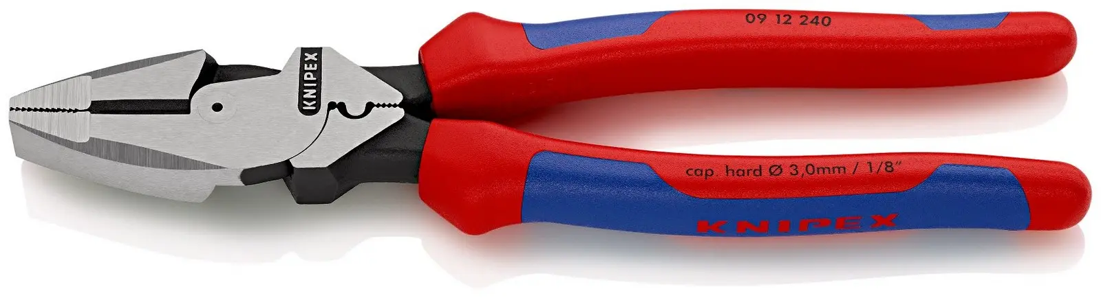 KNIPEX Kombinovana klešta za kablove Lineman 240mm 09 12 240 crvena