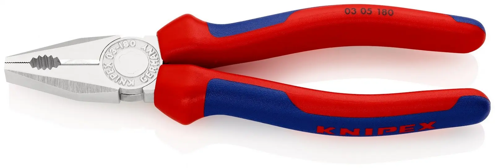 KNIPEX Kombinovana klešta 180mm 03 05 180 crvena