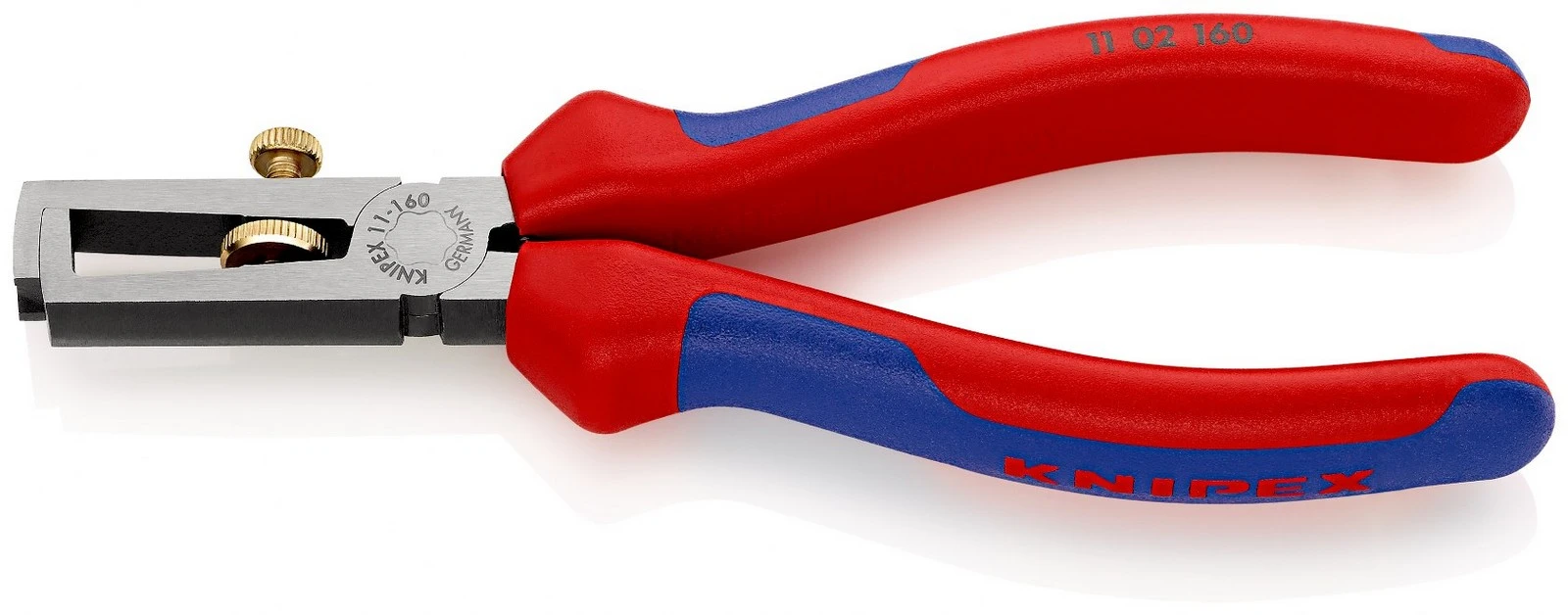 KNIPEX Klešta za skidanje izolacije 160mm 11 02 160 crvena
